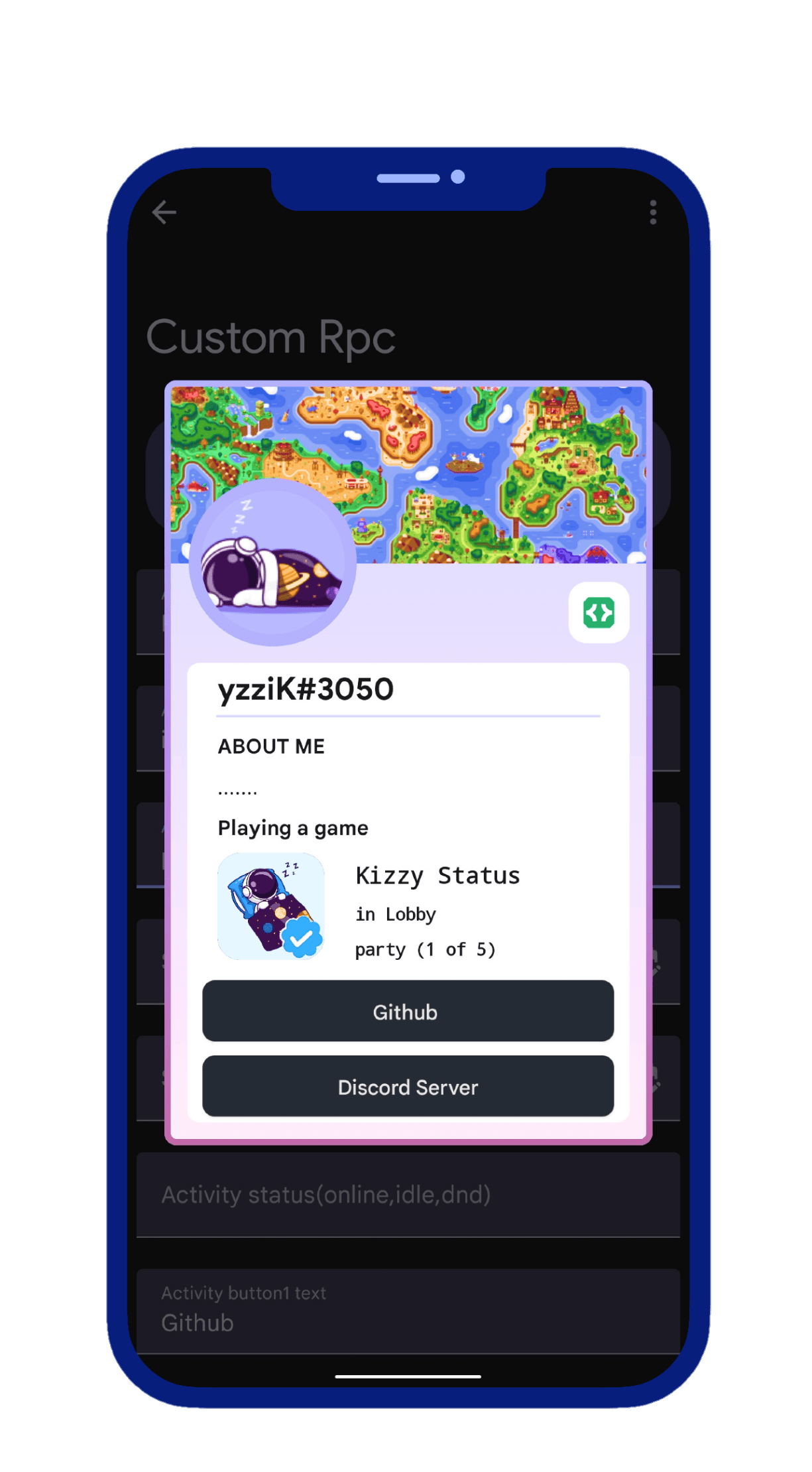 Kizzy is a presence tool that helps you get your status across discord ...